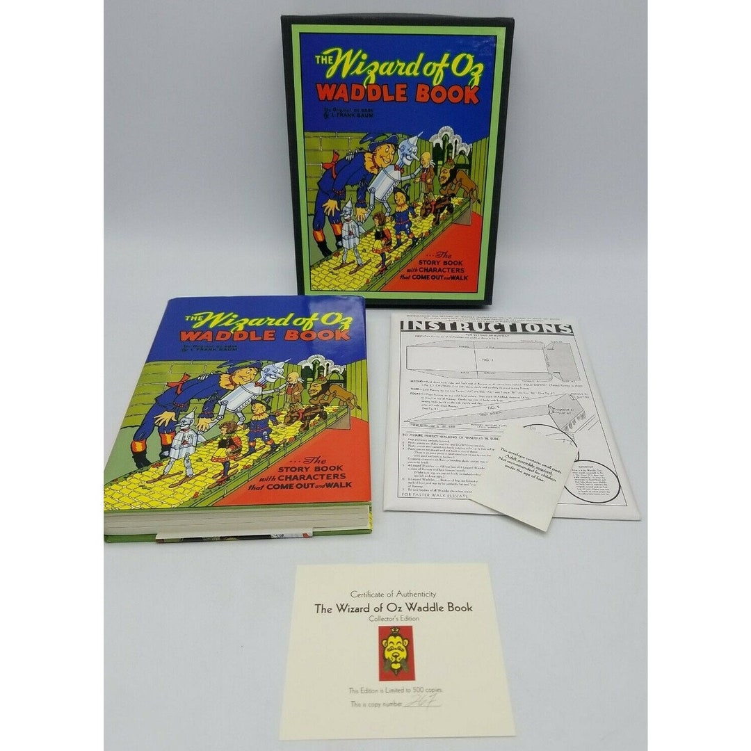 The Wizard of Oz Waddle Book (collector's Edition) LTD ED of 500 1993 ...