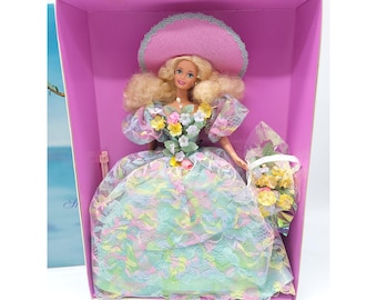 Vintage 1994 Spring Bouquet Barbie Doll by Mattel - Enchanted Seasons ...