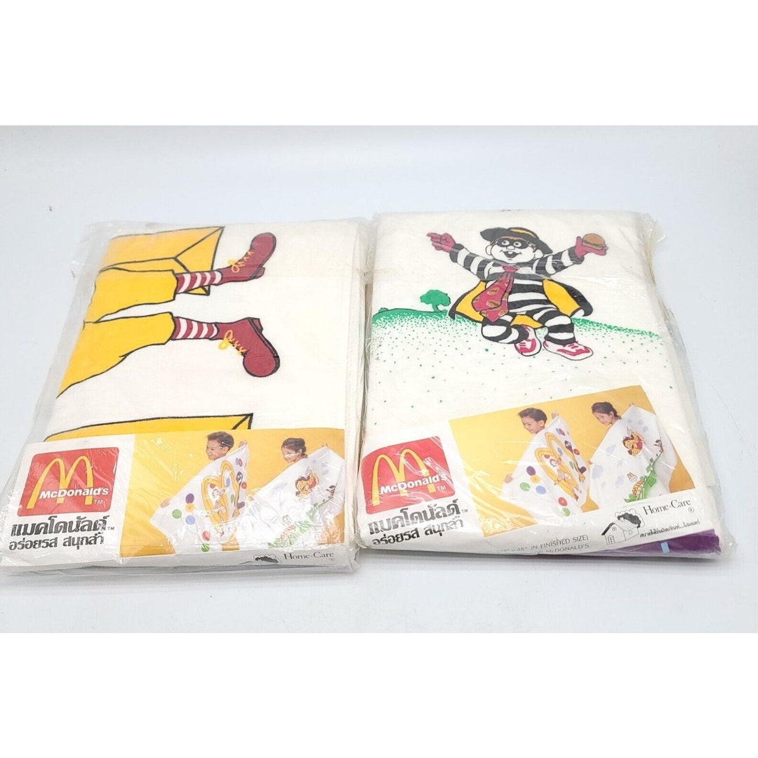 Mcdonald's Thailand Mcfamily Bath Towel Set New Old Stock 24"x48" Lot ...