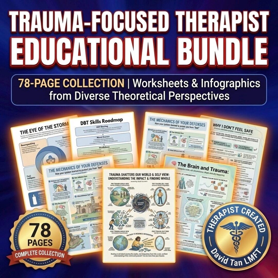 Trauma Informed Focused Therapy Client Handout Worksheet Infographic ...