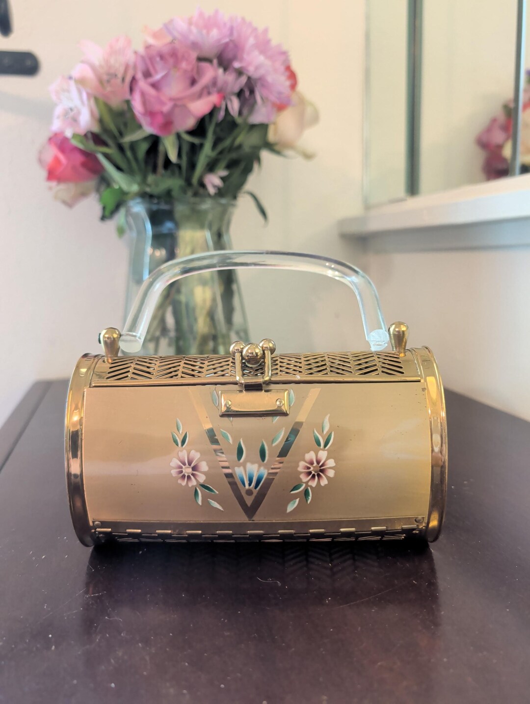 Vintage Small Box Purse - Etsy