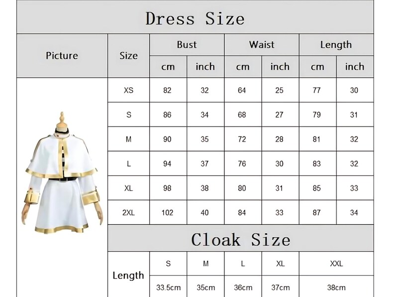 Frieren Cosplay Full Costume, Beyond Journeys End Cosplay, Costume for ...