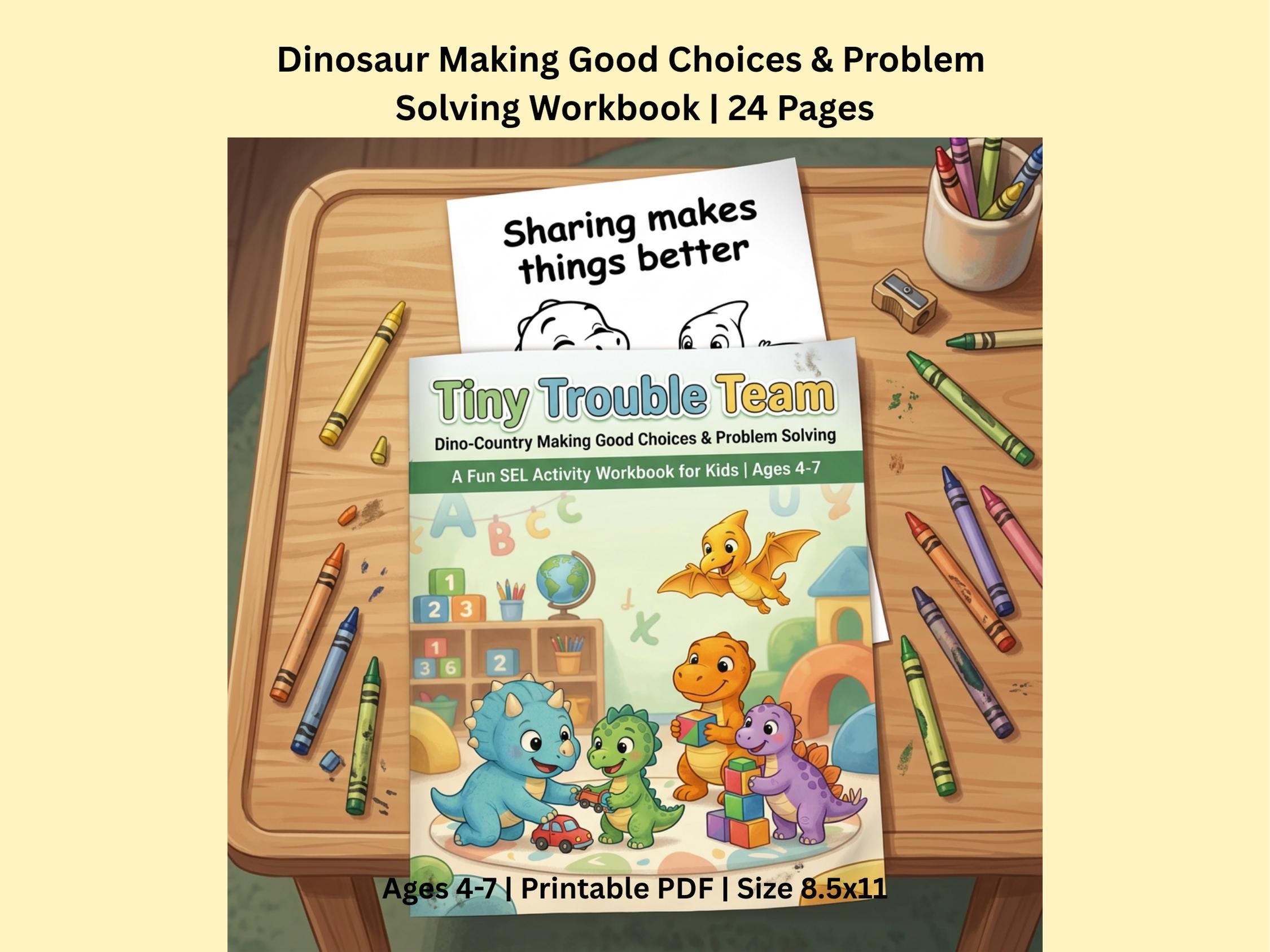 Dinosaur Coloring Book & Activity Pages | Making Good Choices and ...