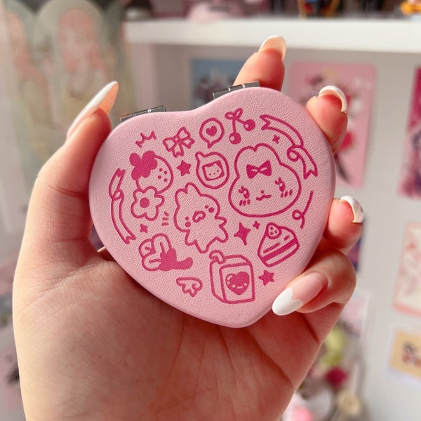 Cute Small Compact Mirror - Etsy