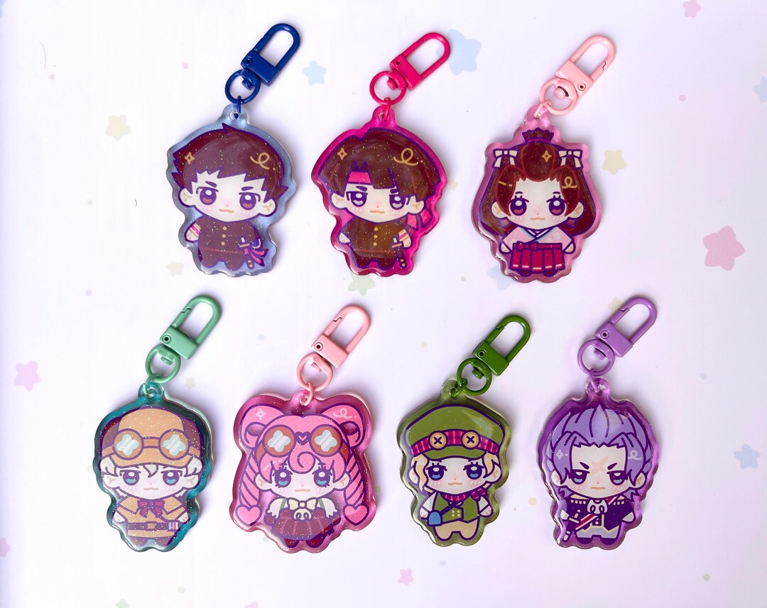DGS Great Ace Attorney Gummy Keychains - Etsy