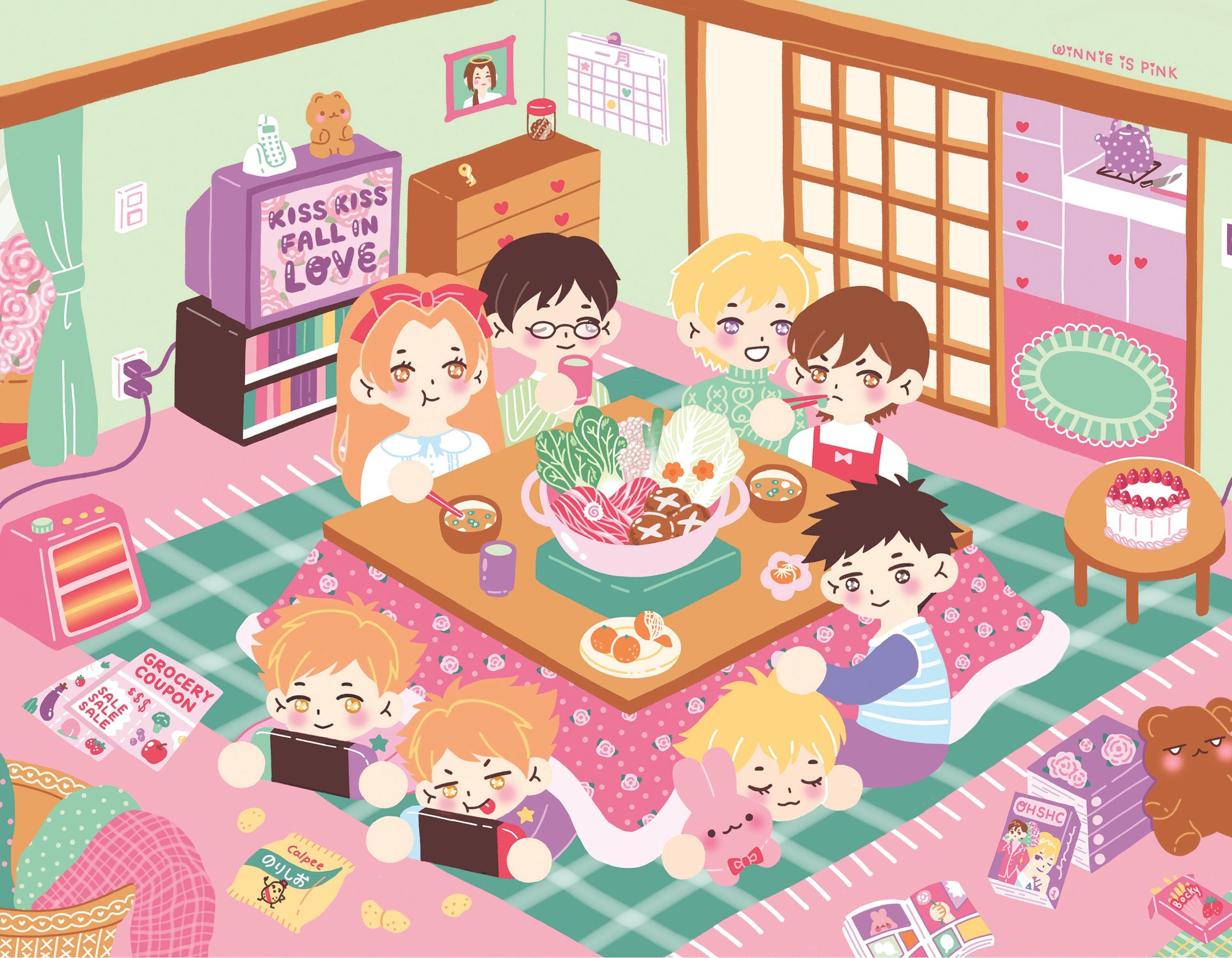 OHSHC New Year Hot Pot Nabe Party Art Print - Etsy