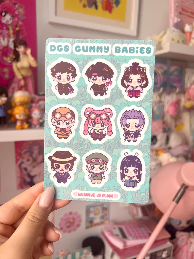 TGAA/DGS Great Attorney Lawyer Game Chibi Gummy Babies 4x6 Vinyl ...