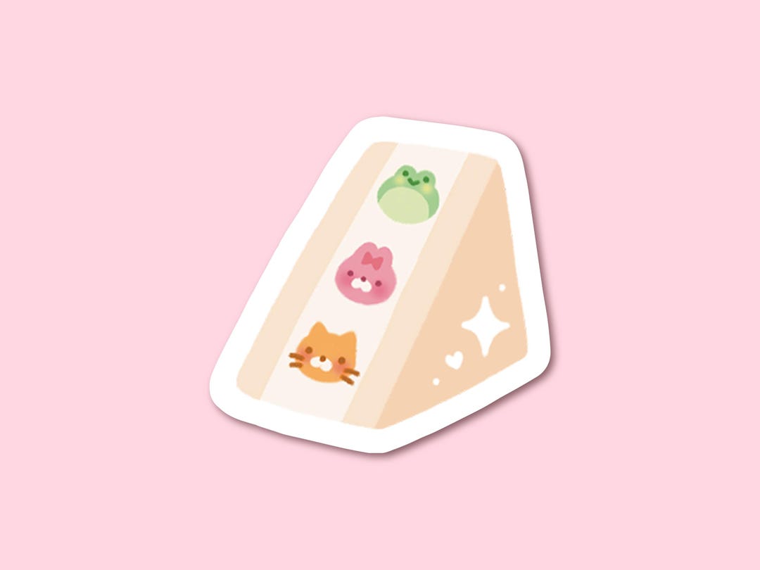Animal Fruit Sando Sticker - Etsy
