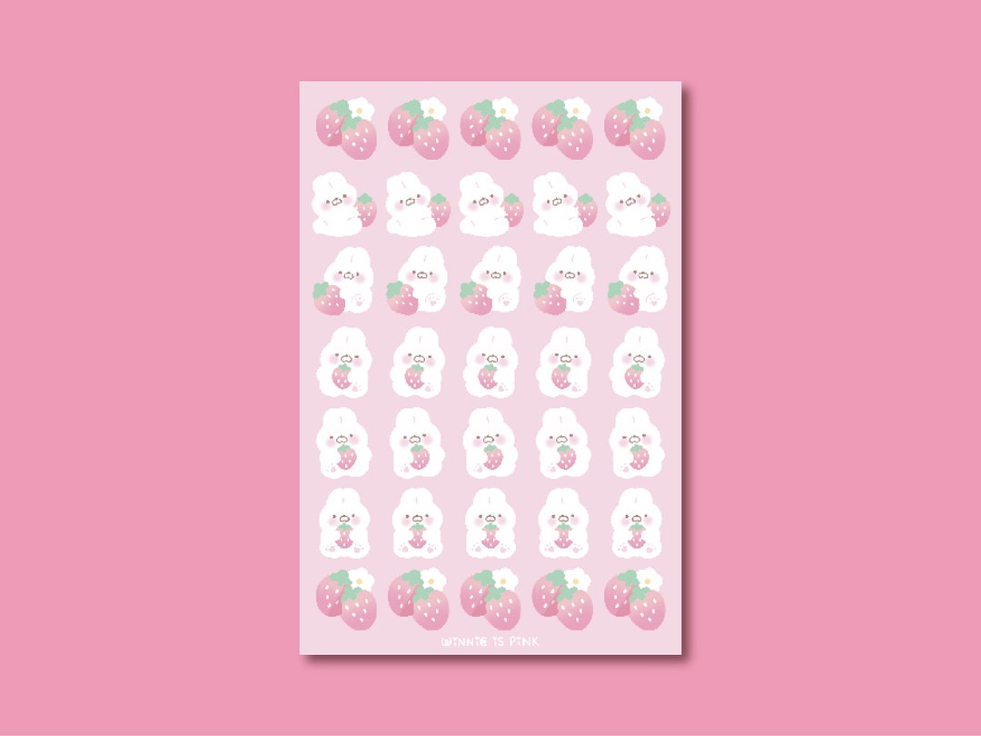 Bun Bun Berry 4x6 Sticker Sheet - Etsy