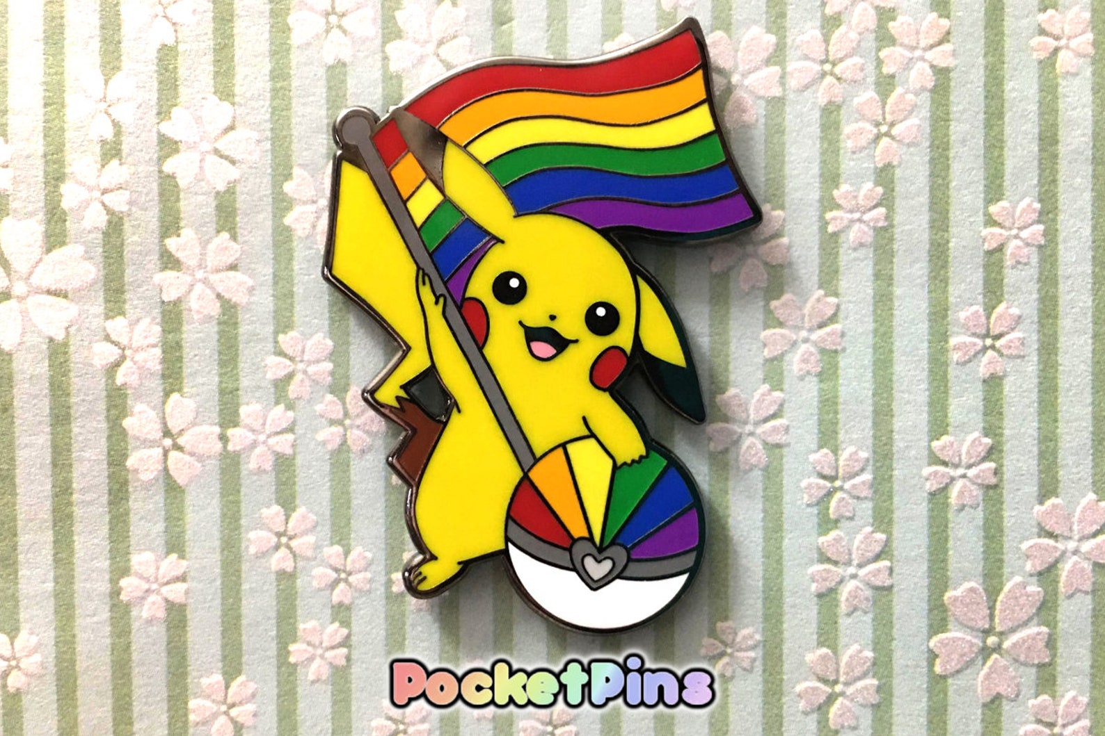 Pride Pikachu Pokemon Hard Enamel Pin | Etsy