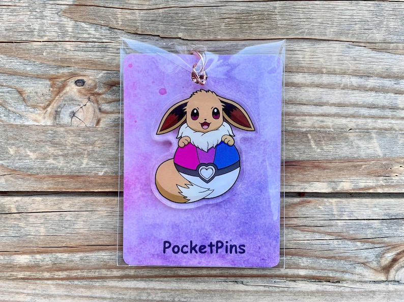 Eevee Pride 2 Inch Acrylic Keychain Charm - Etsy