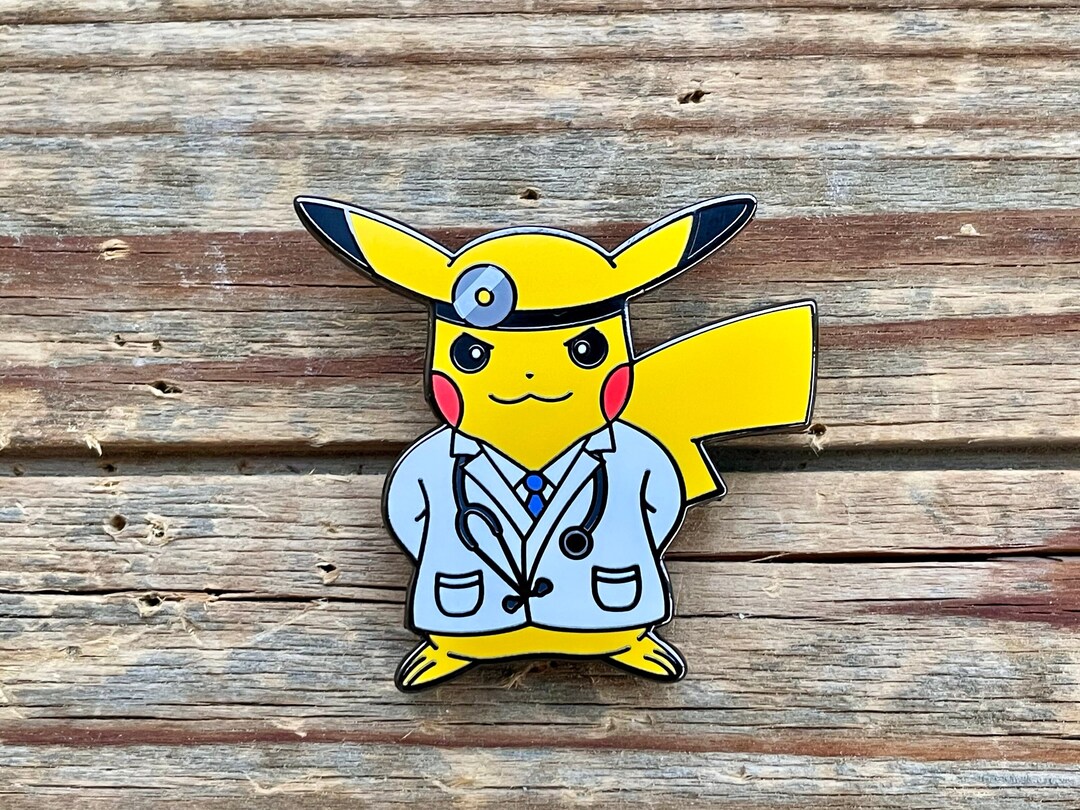 Doctor Pikachu Medical Pokemon Hard Enamel Pin - Etsy