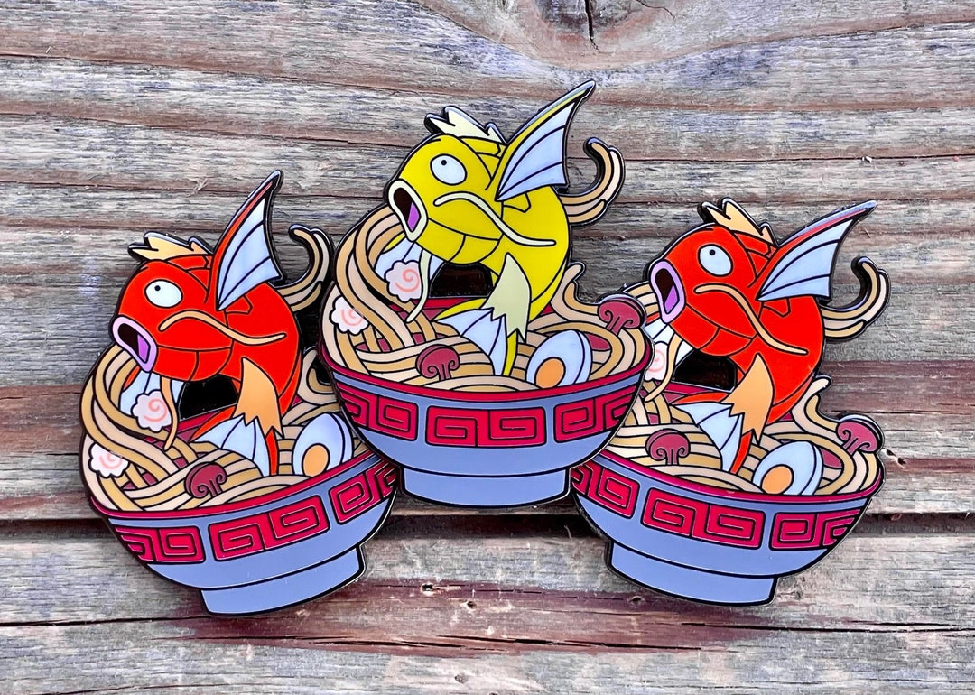 Ramen Magikarp Pokemon Hard Enamel Pin - Etsy