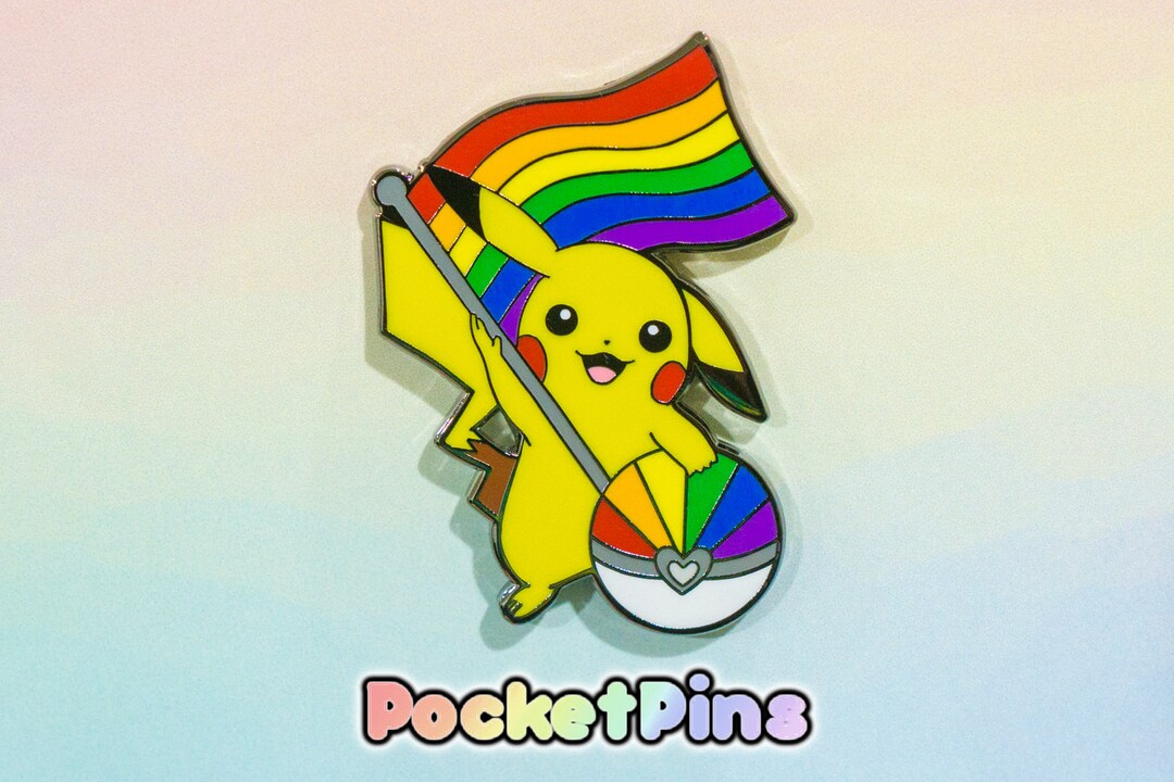 Pride Pikachu Pokemon Hard Enamel Pin - Etsy