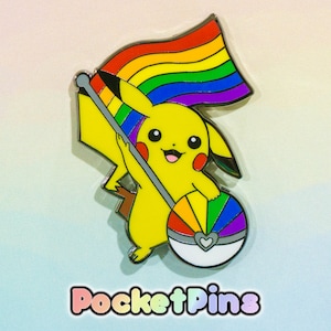 Pride Pikachu Pokemon Hard Enamel Pin - Etsy