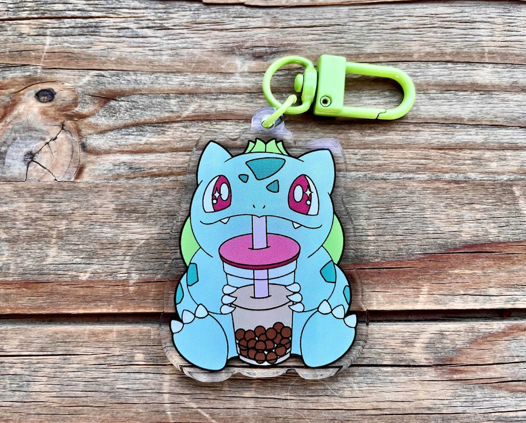 Bulbasaur Bobasaur 2 Inch Acrylic Keychain Charm - Etsy