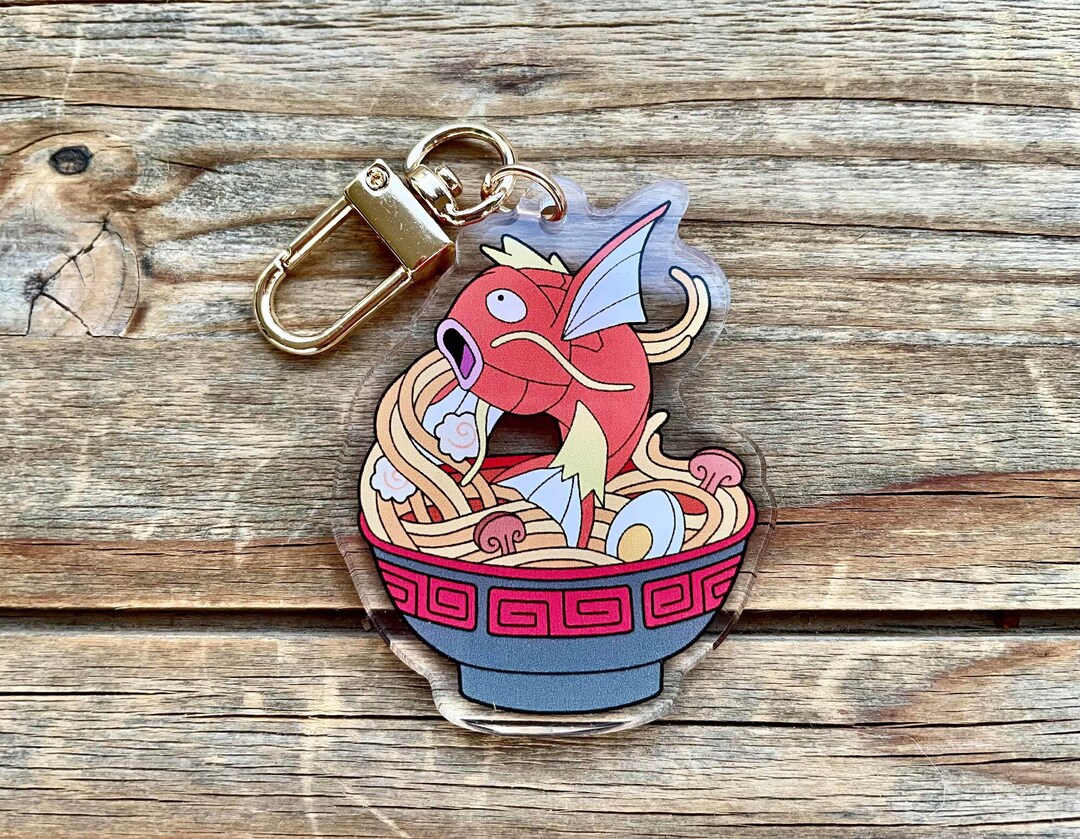 Ramen Magikarp 2 Inch Acrylic Keychain Charm - Etsy