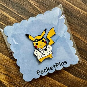 Nurse / Nurse Joy Pikachu and Doctor Pikachu Pokemon Hard Enamel Pin ...