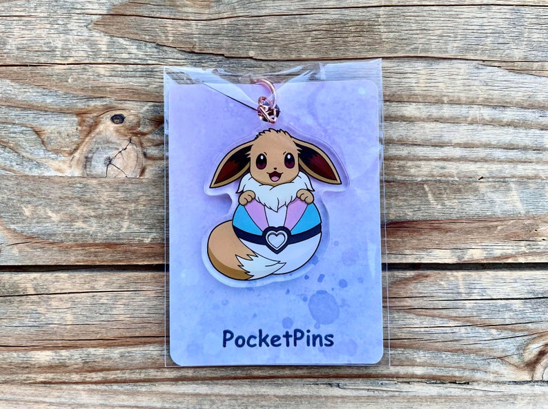 Eevee Pride 2 Inch Acrylic Keychain Charm - Etsy