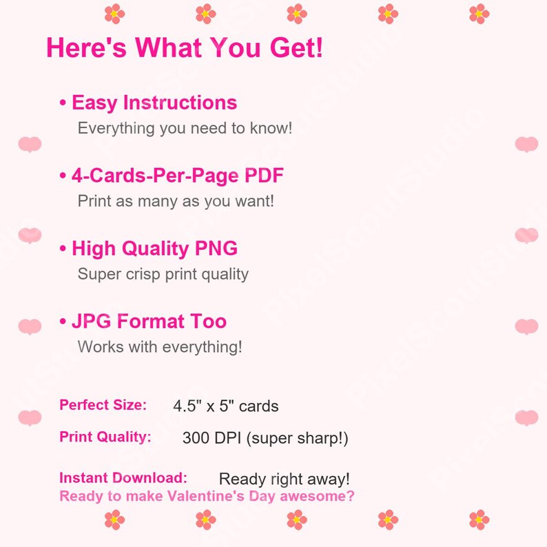 Carte de la Saint-Valentin imprimable, bâton lumineux robot, salle de ...