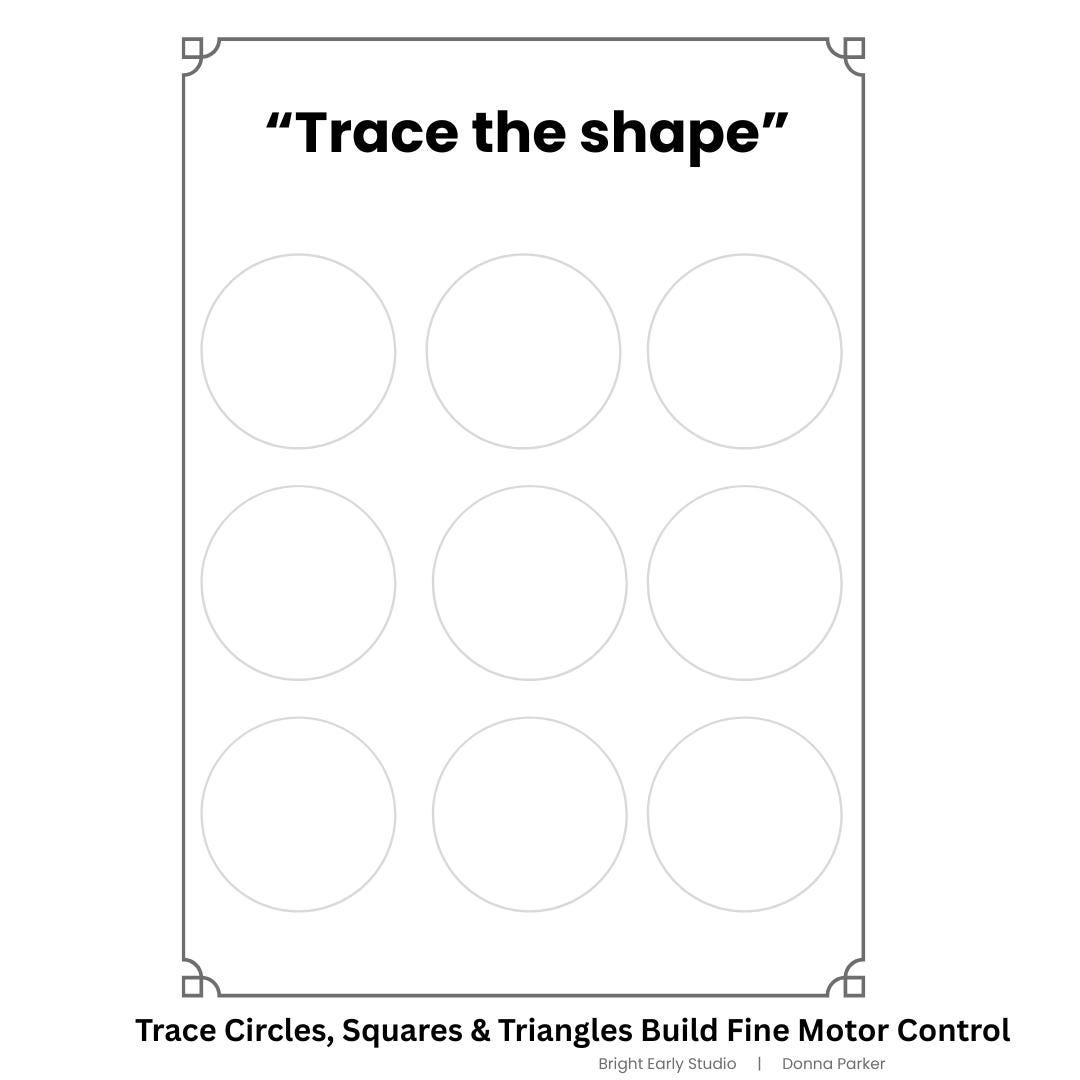 Shapes Tracing - Fine Motor Skills Mini Pack Ages 3-4 | Early Writing ...