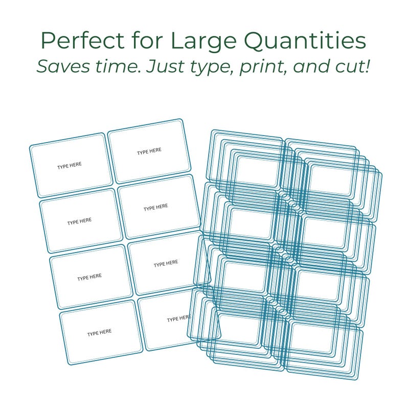 Editable Flashcards Template | Canva Flashcards | Printable Double ...