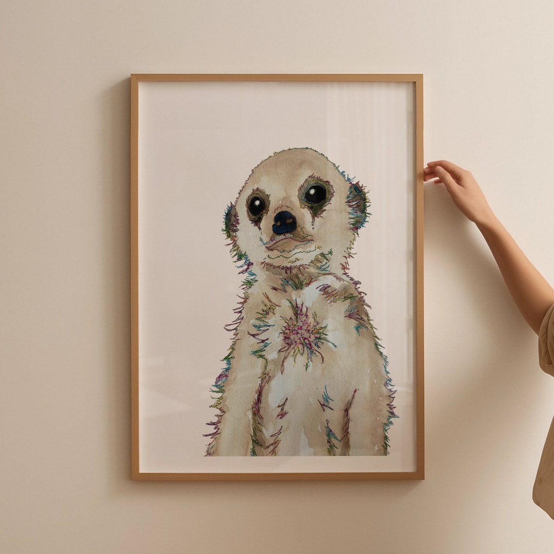 Meerkat Poster | Meerkat Artwork | Meerkat Picture | Meerkat Gifts ...