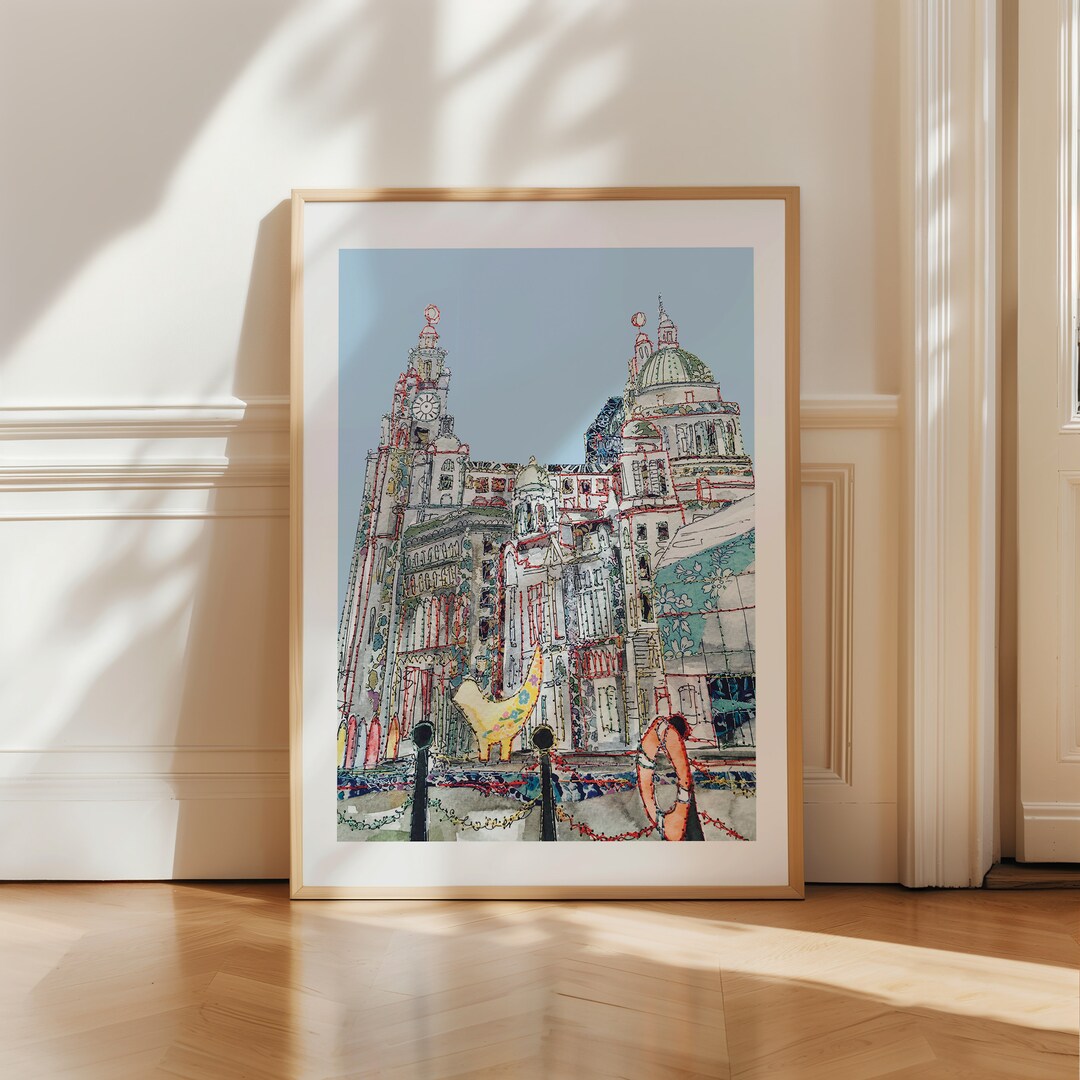 Liverpool | Liver Building | Liverpool Art Print | Liverpool Print ...