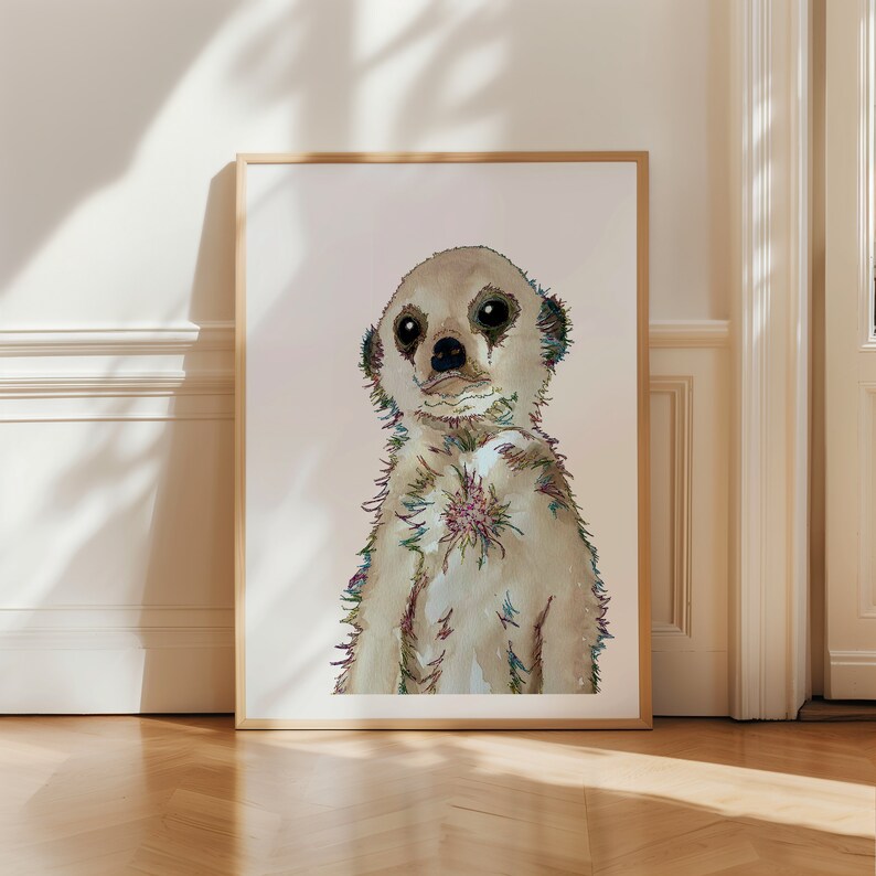 Meerkat Poster | Meerkat Artwork | Meerkat Picture | Meerkat Gifts ...
