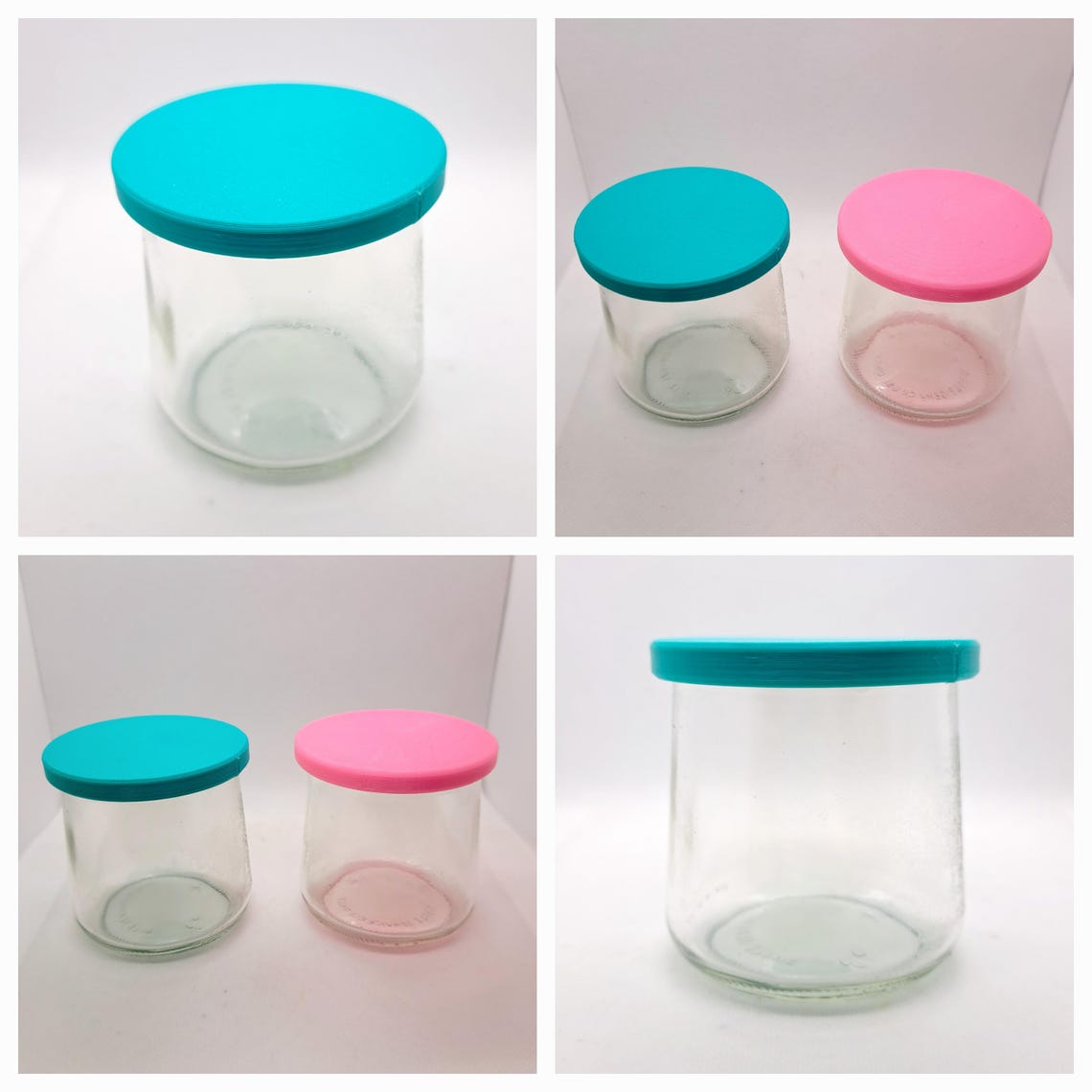 Oui Yogurt Jar Solid Lids - Etsy