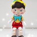Pinocchio felt doll nursery decor kids gifts ideas baby | Etsy