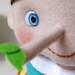 Pinocchio felt doll nursery decor kids gifts ideas baby | Etsy