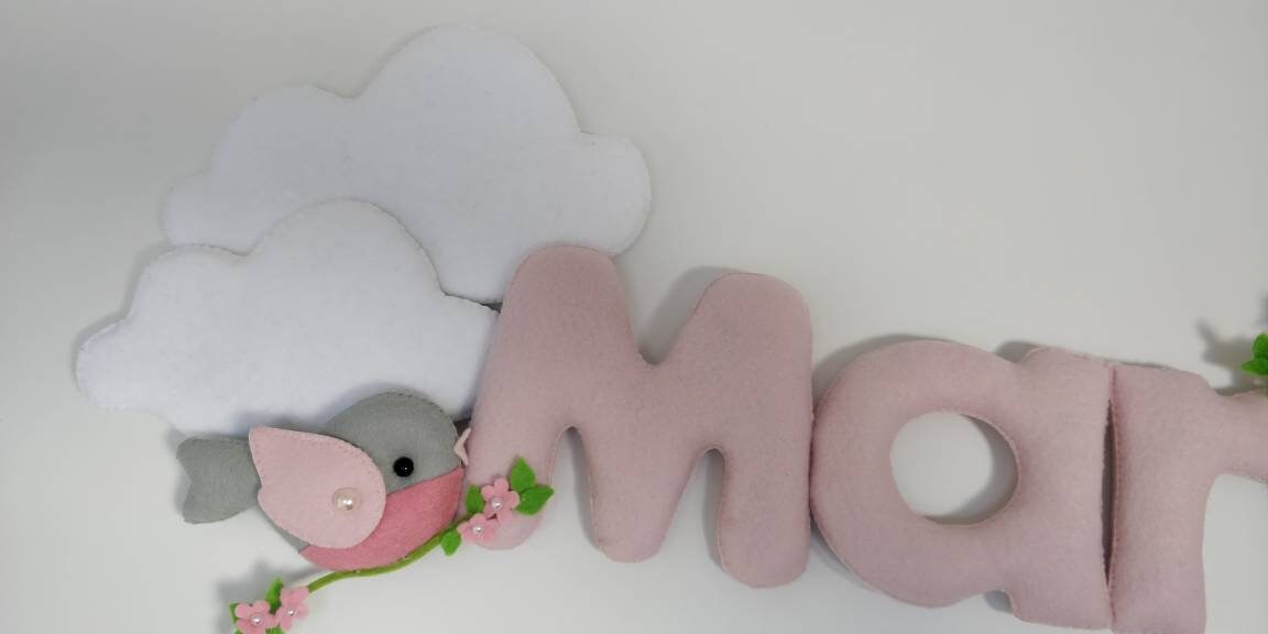 Cute little birds Sign / Cute baby birds Name banner / | Etsy