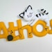 Cute Little Kitten Sign / Little Cat Name Banner / Nursery - Etsy