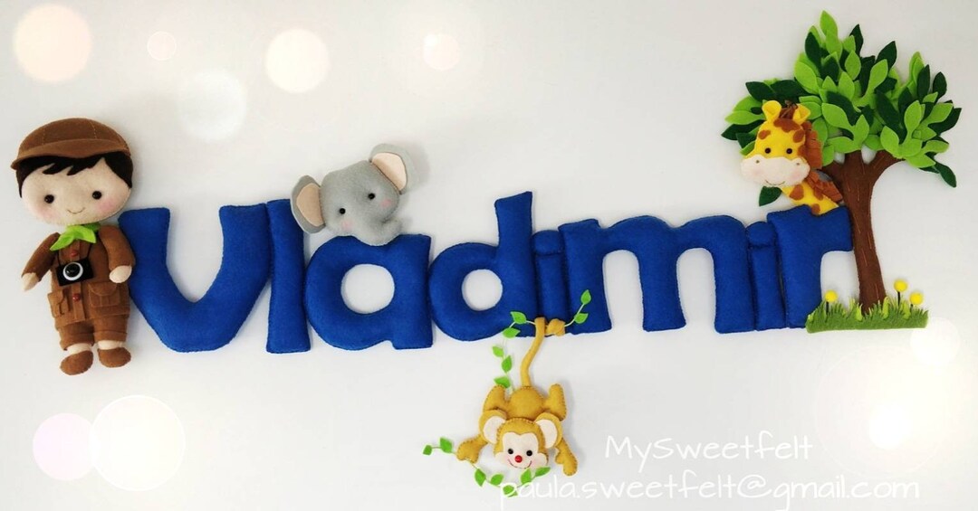 Little Explorer Felt Sign ( Name Banner), Explorer Boy, Felt Doll ...