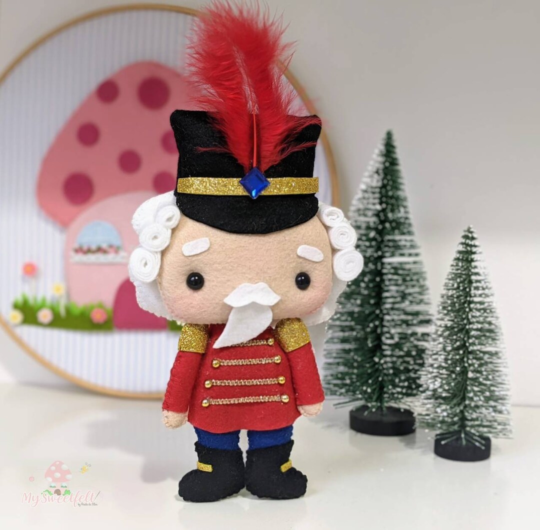 Felt Nutcracker Christmas Ornament, Nutcracker, Christmas Ornaments ...