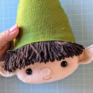 Felt Christmas Elf Doll PDF Pattern: DIY Ornament Sewing (digital ...