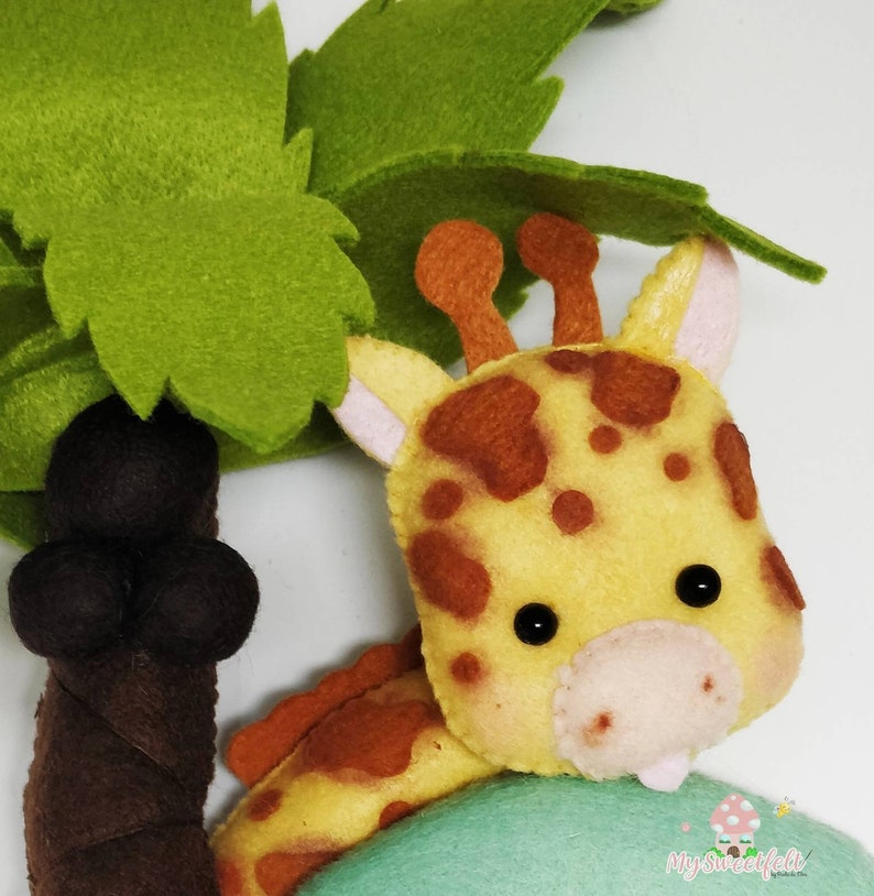 Cute Safari Sign / Door Hanger/ Name Banner / Wild Animals / - Etsy