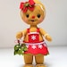 Gingerbread Girl Christmas Decorations, Gingerbread Doll, Christmas ...