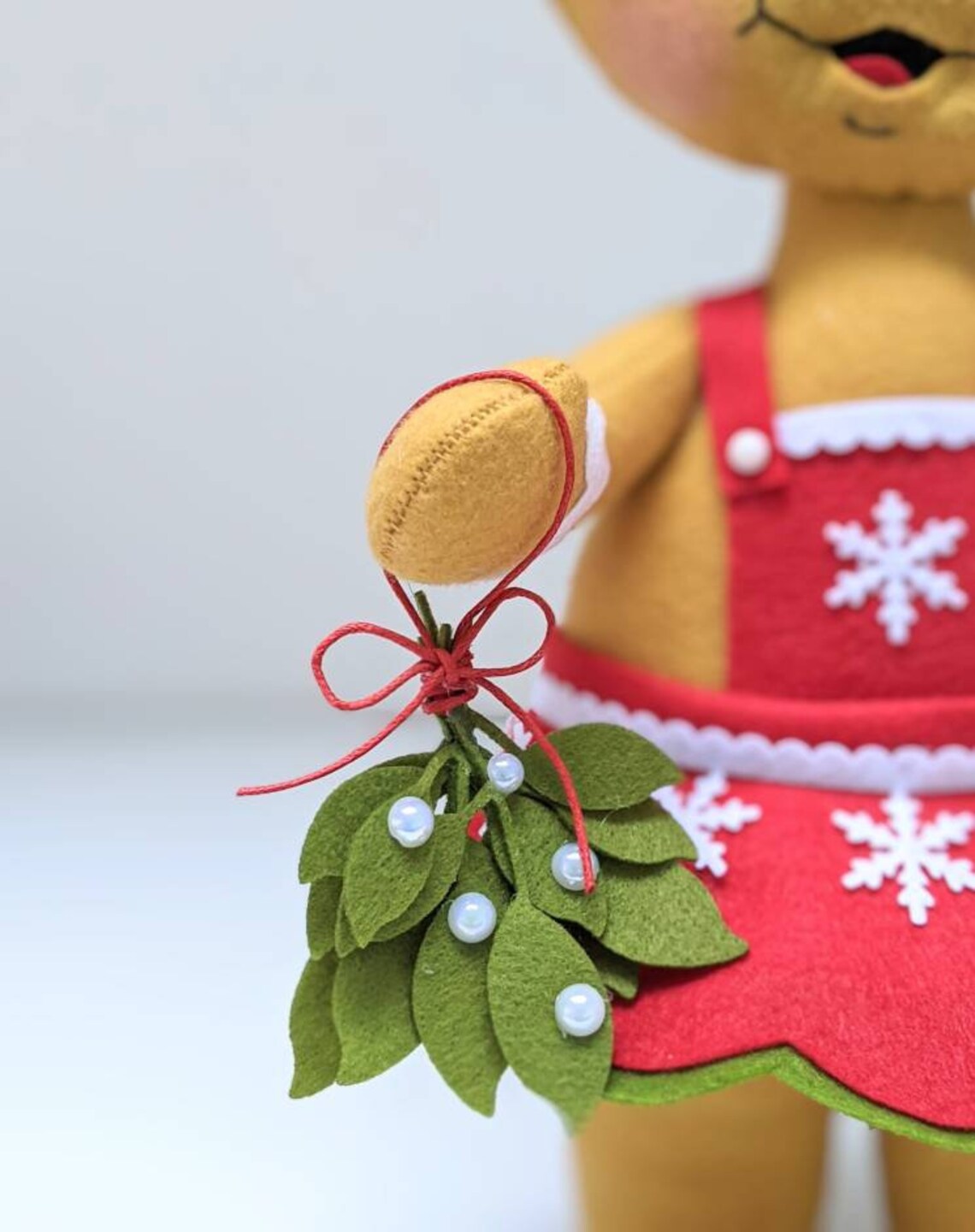 Couple of Gingerbreadman Felt Dolls for a Cute Christmas - Etsy