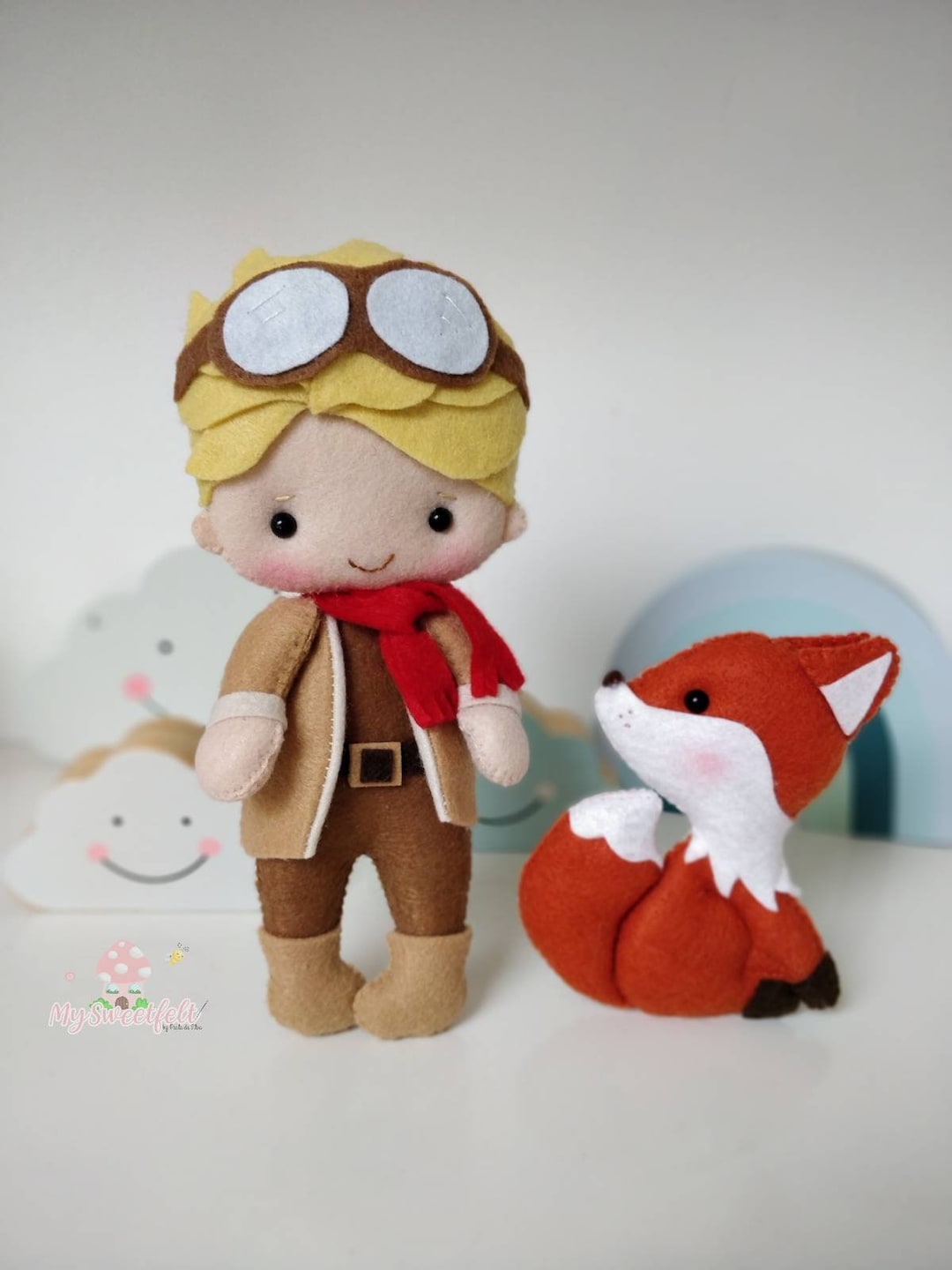 Little Prince Aviator Doll , Pilot, Little Prince, St Exupéry ...