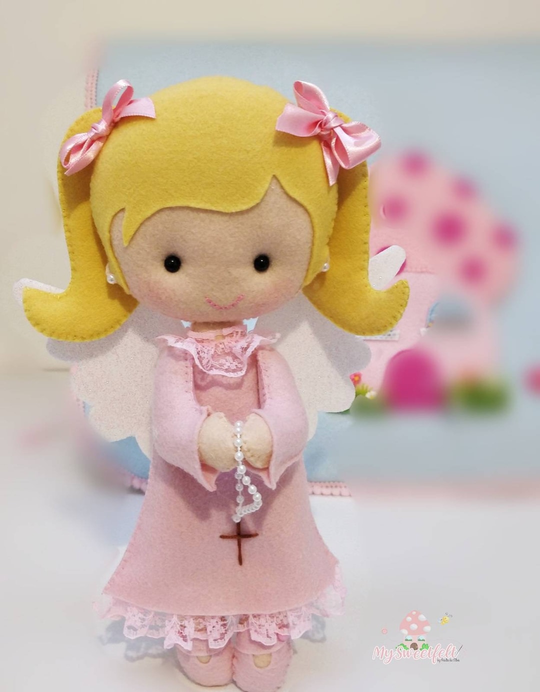 Gardien Angel / Angel Doll / Girl Angel Doll / Felt Angel / Customised ...