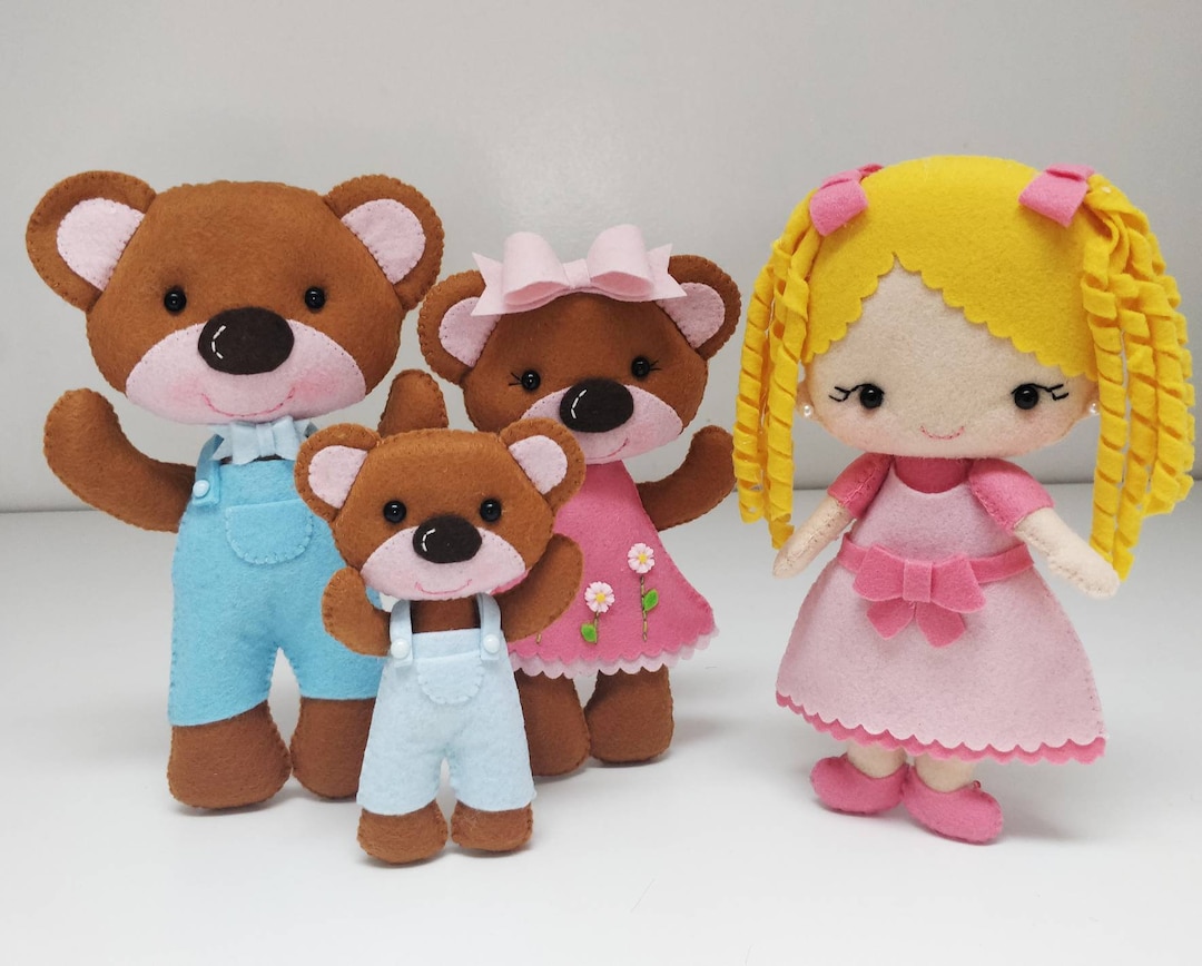 Goldilocks and the 3 Bears - Decoration Set / Party Decor / Nursery ...
