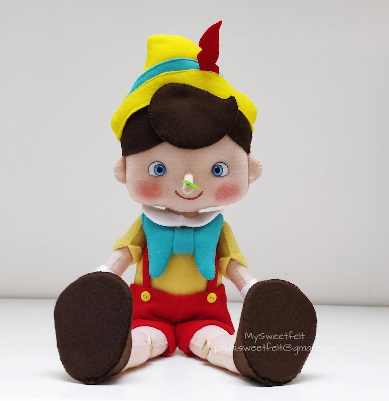 Pinocchio Pdf Pattern Diy Pinocchio Doll Doll Pattern | Etsy