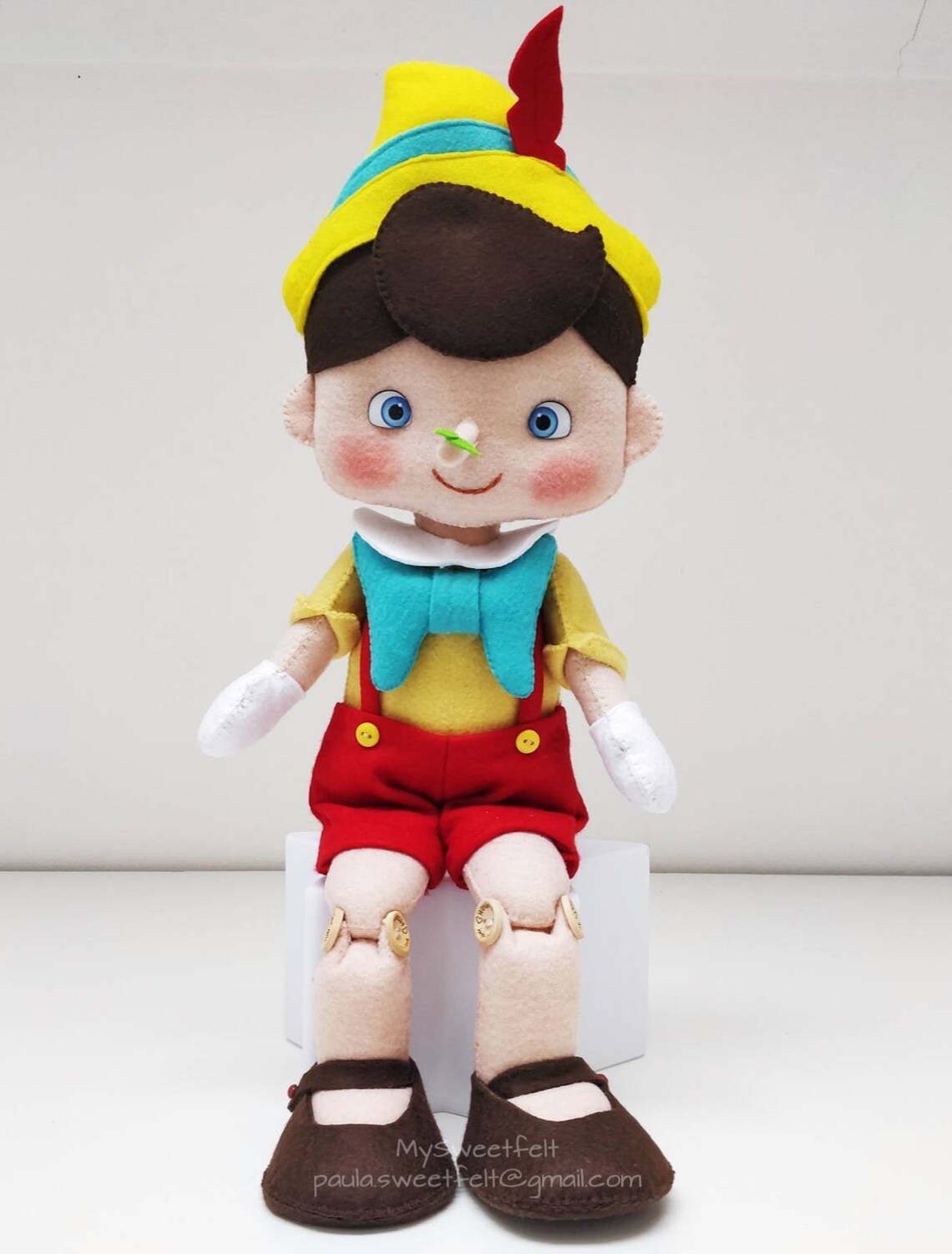 Pinocchio Pdf Pattern Diy Pinocchio Doll Doll Pattern | Etsy