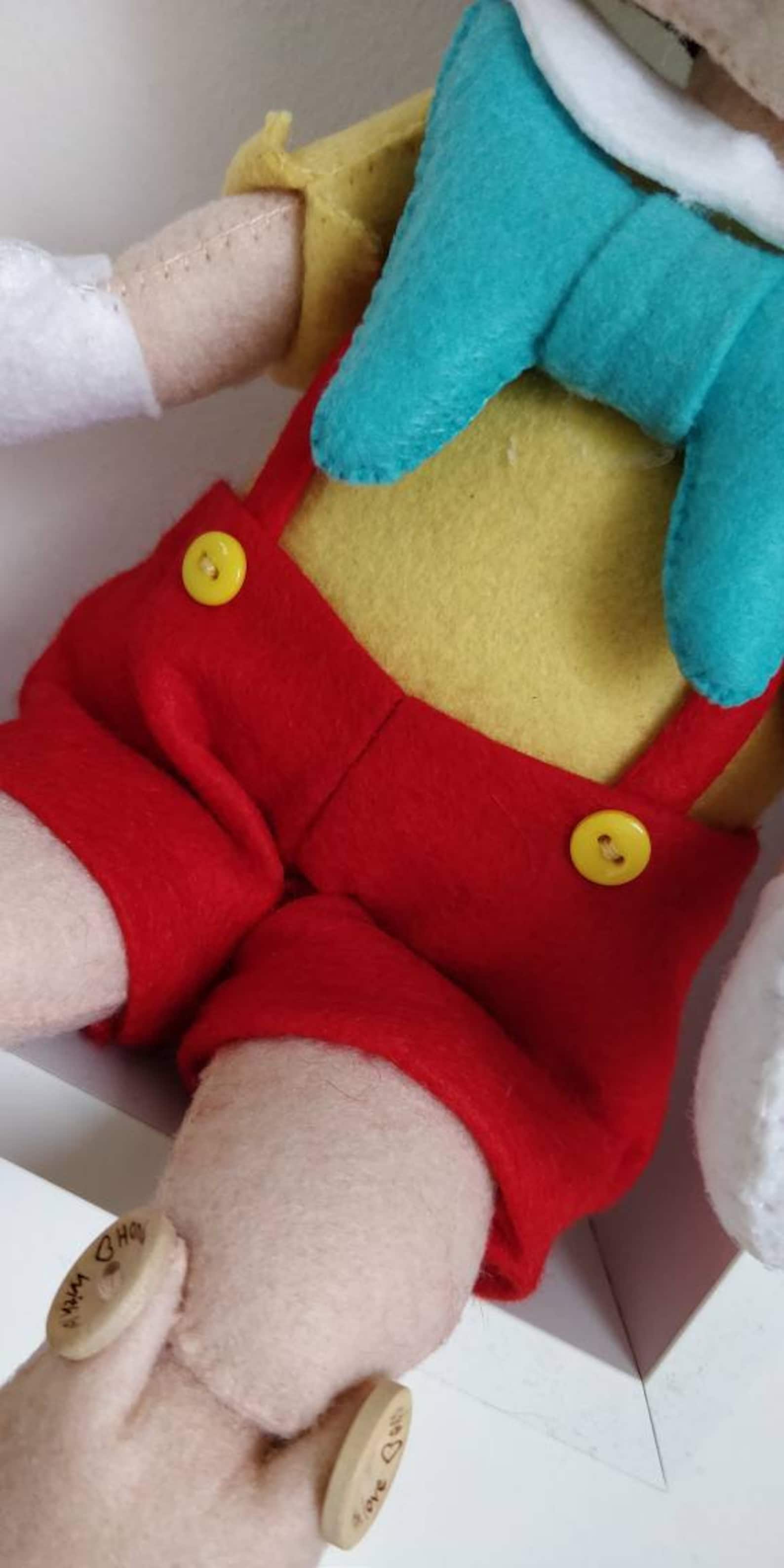 Pinocchio Pdf Pattern Diy Pinocchio Doll Doll Pattern | Etsy