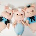 The Three Little Pig, Fairy Tale Dolls, Nursery Decor, Party ...