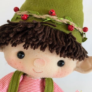 Felt Christmas Elf Doll PDF Pattern: DIY Ornament Sewing (digital ...