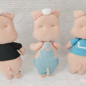 The Three Little Pig, Fairy Tale Dolls, Nursery Decor, Party ...