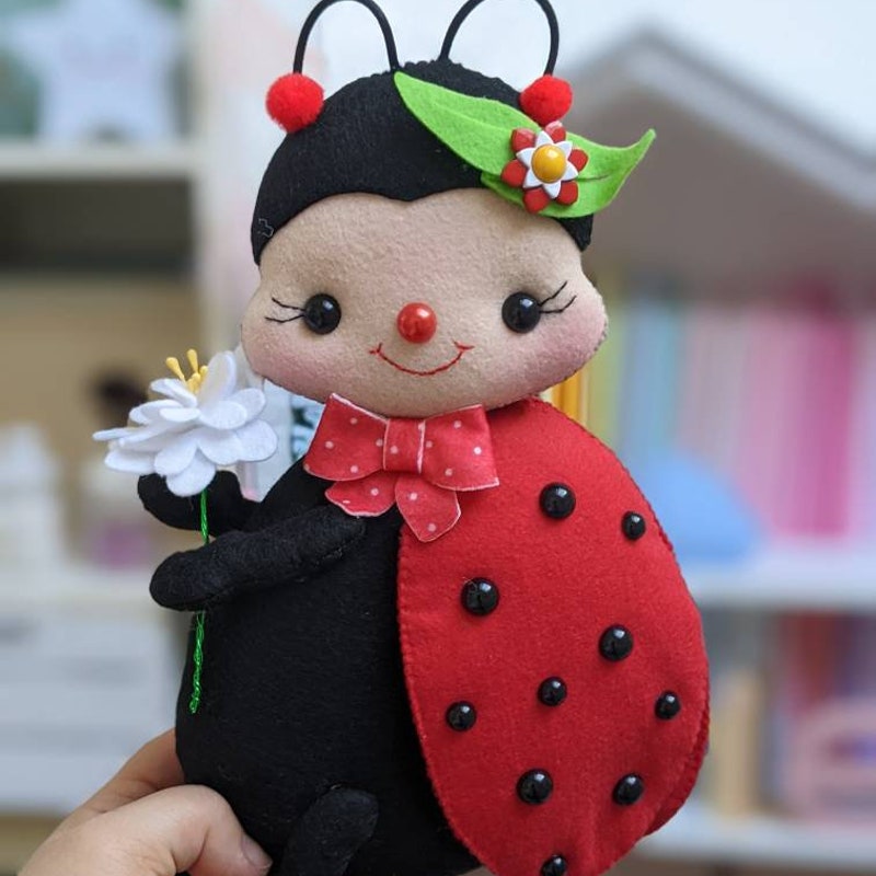 Felt Ladybug - Etsy